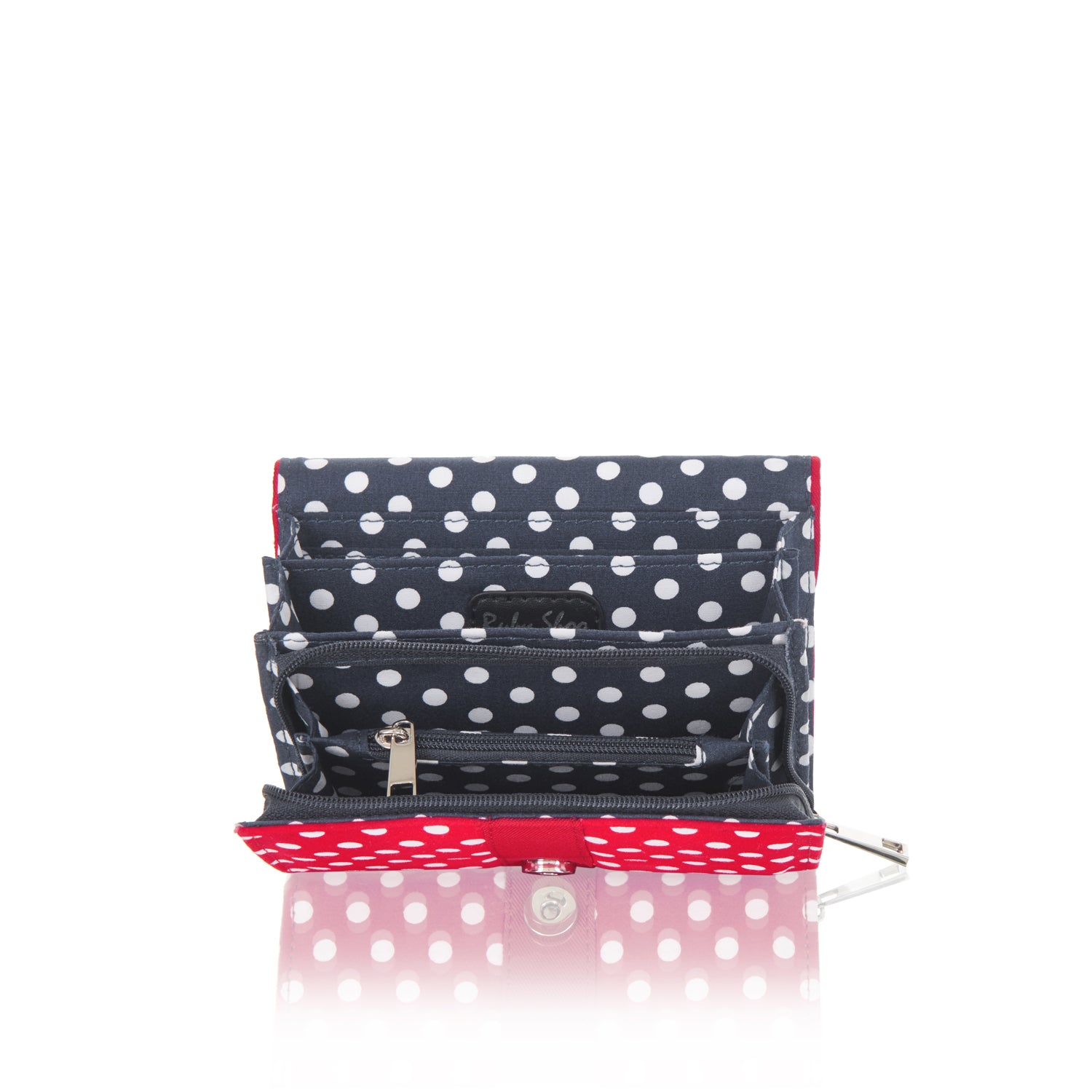 Ruby Shoo Garda Red & White Spot Purse (Matches Molly Hayley Santiago ...